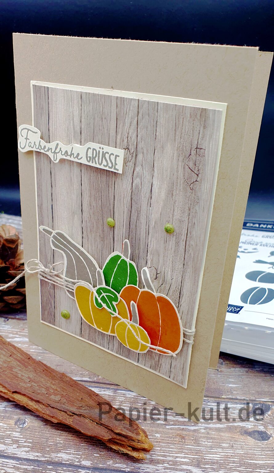 Kreativ Idee: Karte mit dem Produktset Dankbarer Herbst